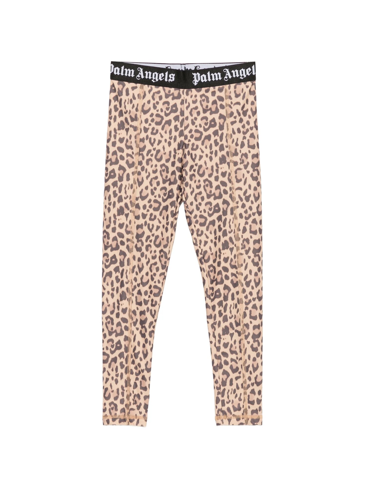 Легинсы Leopard-print logo-waistband leggings