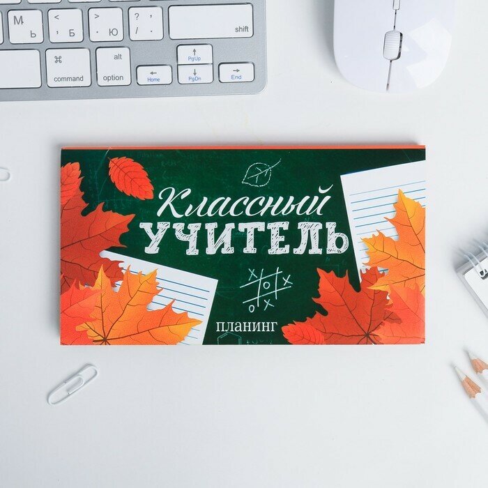 Планер мини с отрывными листами "Классный учитель"