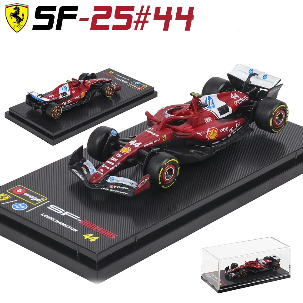 Модель автомобиля Bburago 1:64 Red Bull Racing F1 RB21 Красный, 1-64 2025 SF25-44