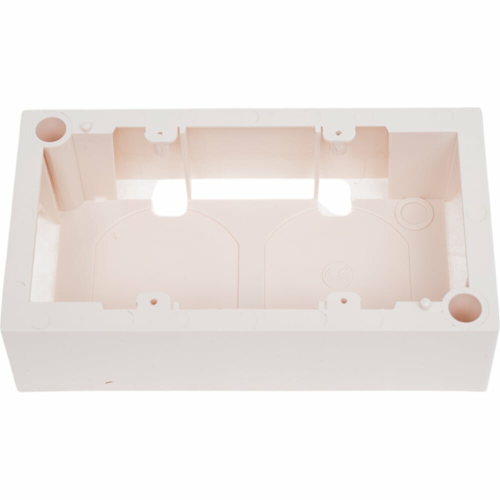 Настенная коробка под рамку французского стандарта LANMASTER 45х90 мм LAN-WB45x90-WH