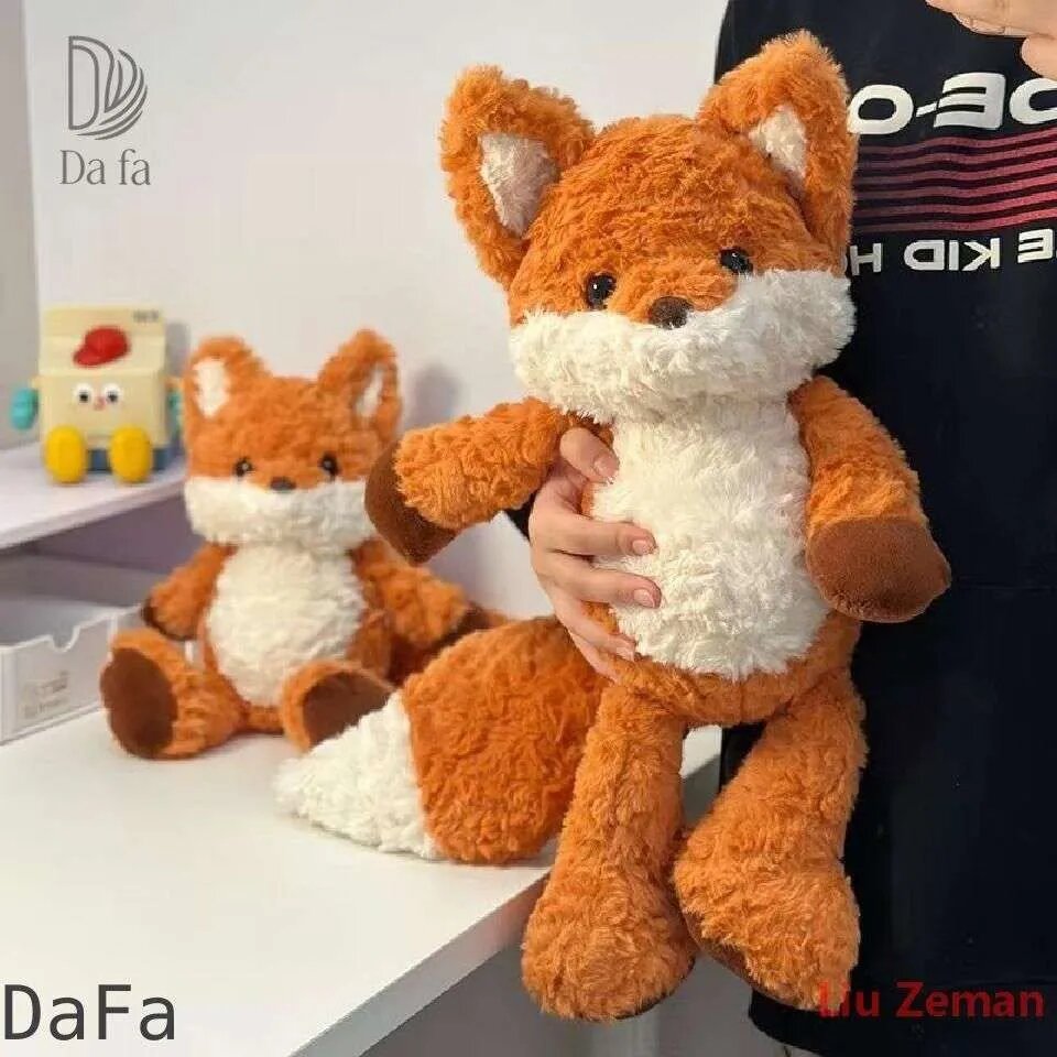 DaFa Мягкая игрушка Лисица Оранжевый Полиэфирное волокно Высота 35 см Интерактивная