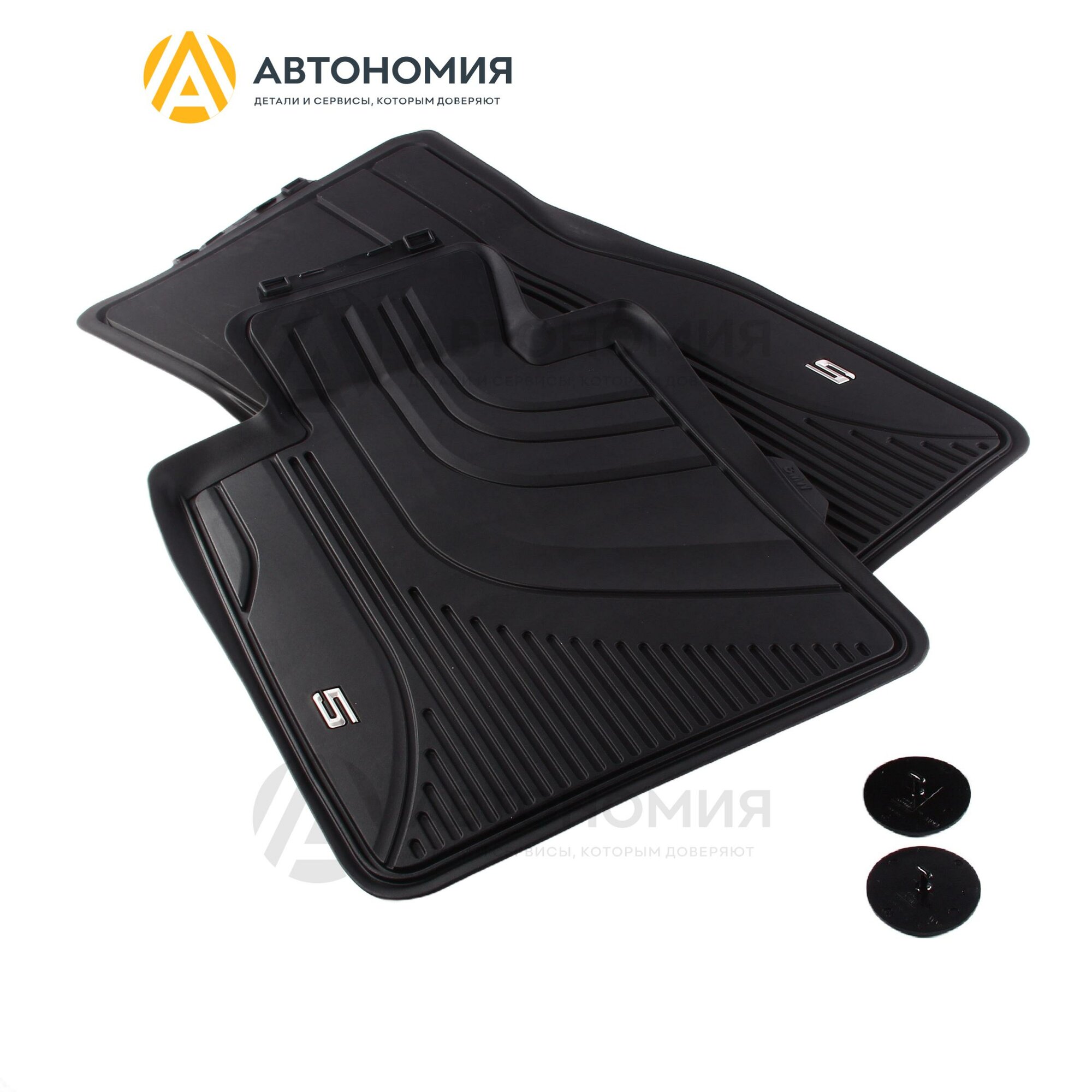 Коврики резиновые передние низкий борт 5-Series G30 BMW 51 47 2 414 218
