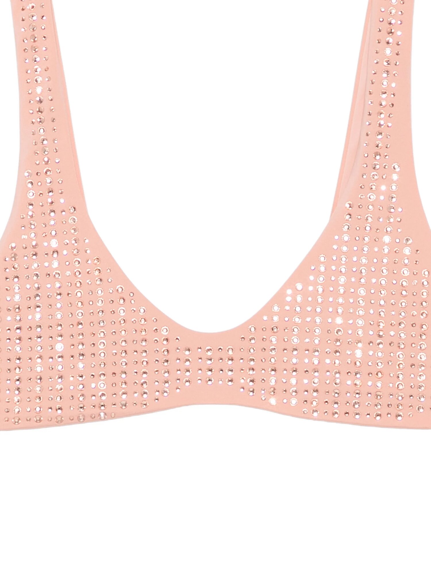 Купальник VENUJA Crystal-embellished bikini, размер 46, coral pink — фото 1
