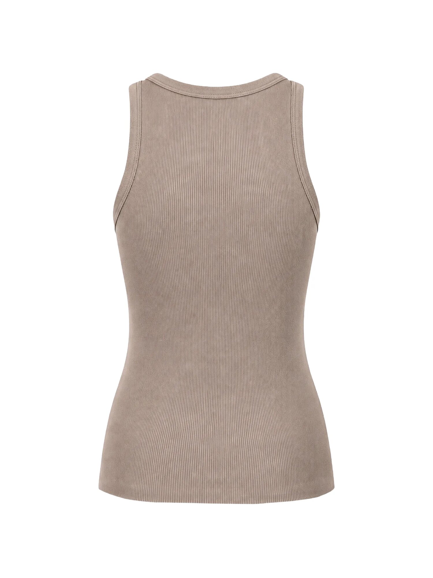 Топ James Perse Ribbed-knit tank top, размер 44 — фото 1