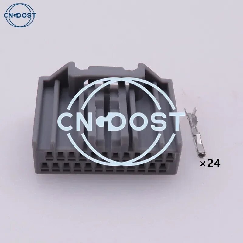 Комплект из 24-контактных разъемов MX34024SF1 MX34024PF1 для автомобильных CD-плееров, кабелей питания и акустических систем, блок AC-разъемов для Honda CRV