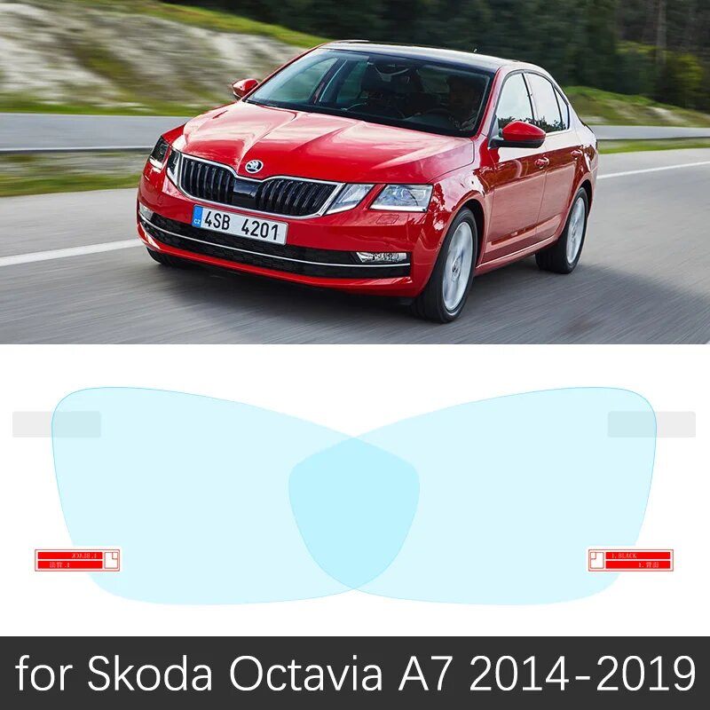 Пленка ветровики для Skoda Octavia A7 2014-2019