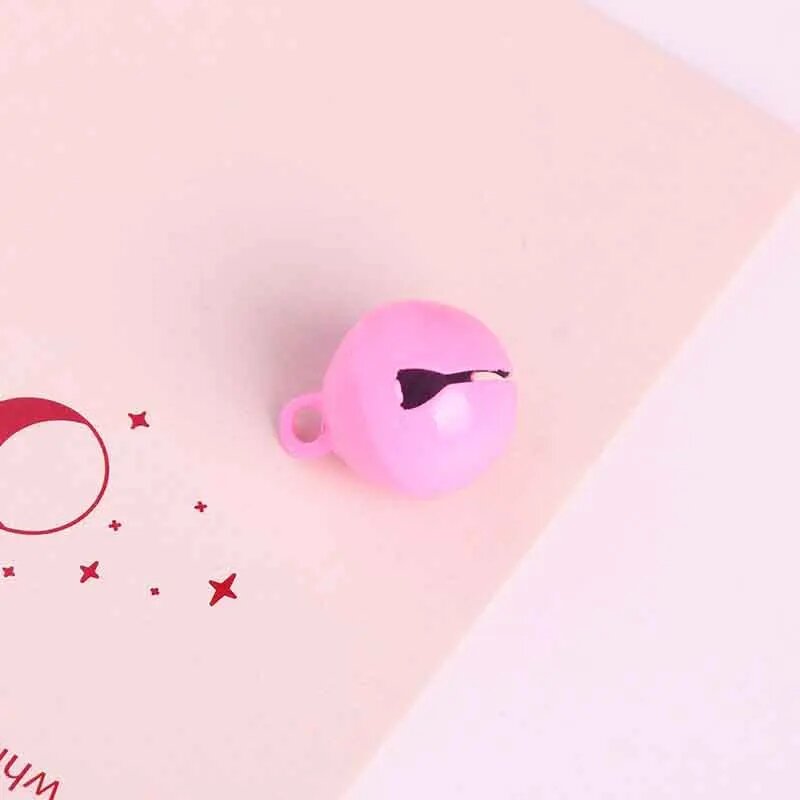 Металлические новогодние колокольчики Розовый, Shen Pink (10PCS)