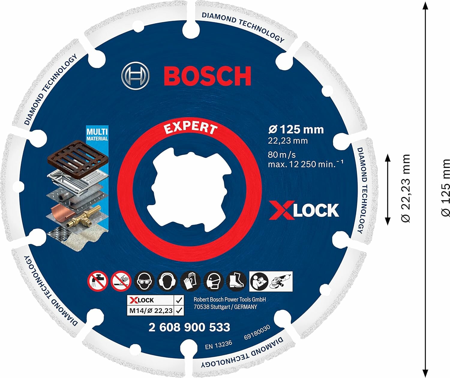 Bosch Диск алмазный 125 — фото 1