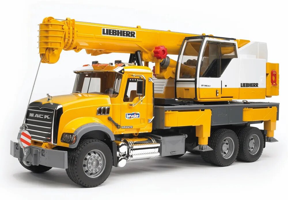 Bruder 02818 грузовик с краном Mack Granite Liebherr (02-818)