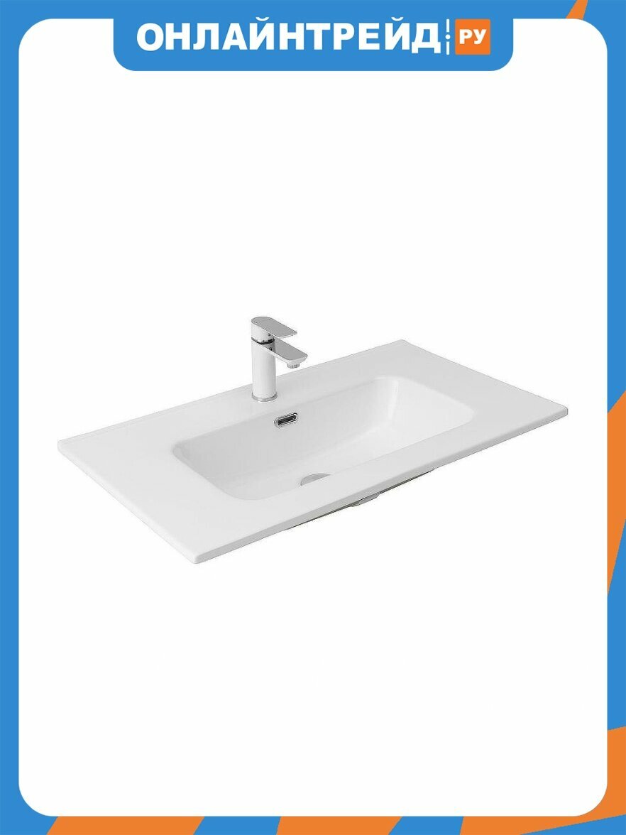Раковина Aquanet столешница Flat 80 (254364)