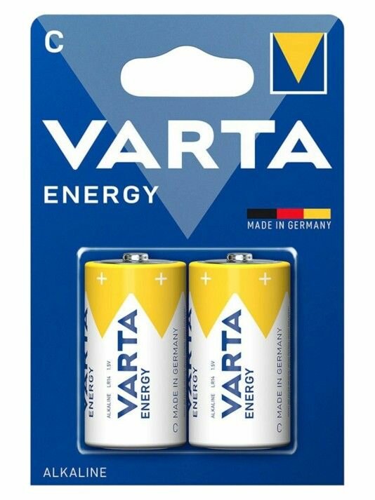 Батарейки LR14 тип С Varta Energy 1.5V 2шт.