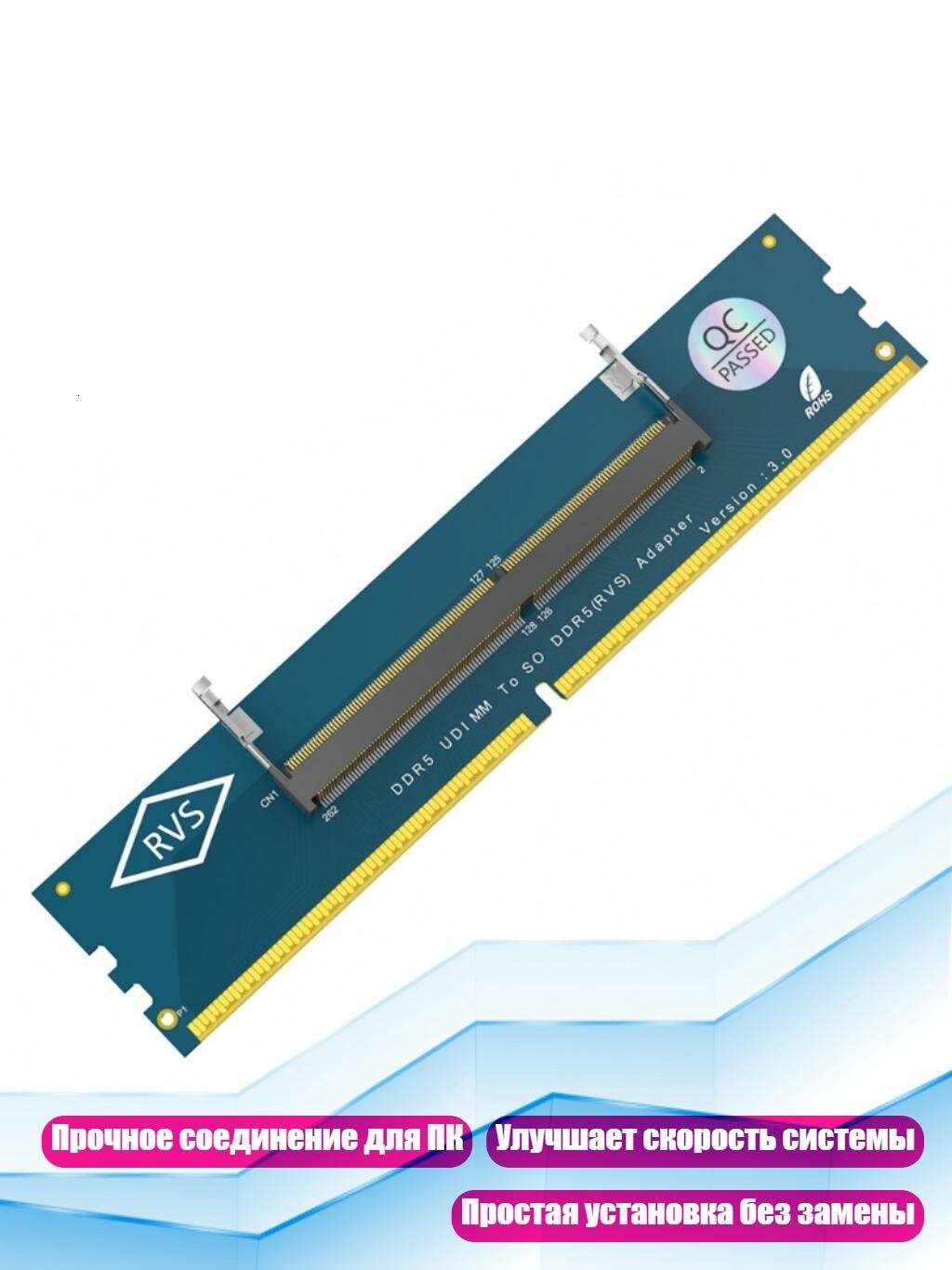 Переходник DDR5 SO-DIMM в DIMM