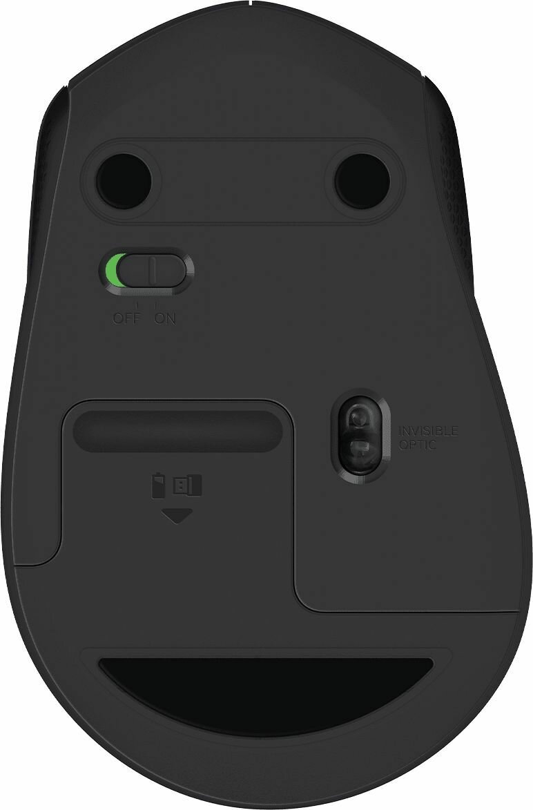 Мышь Logitech M330 Silent Plus черный — фото 1