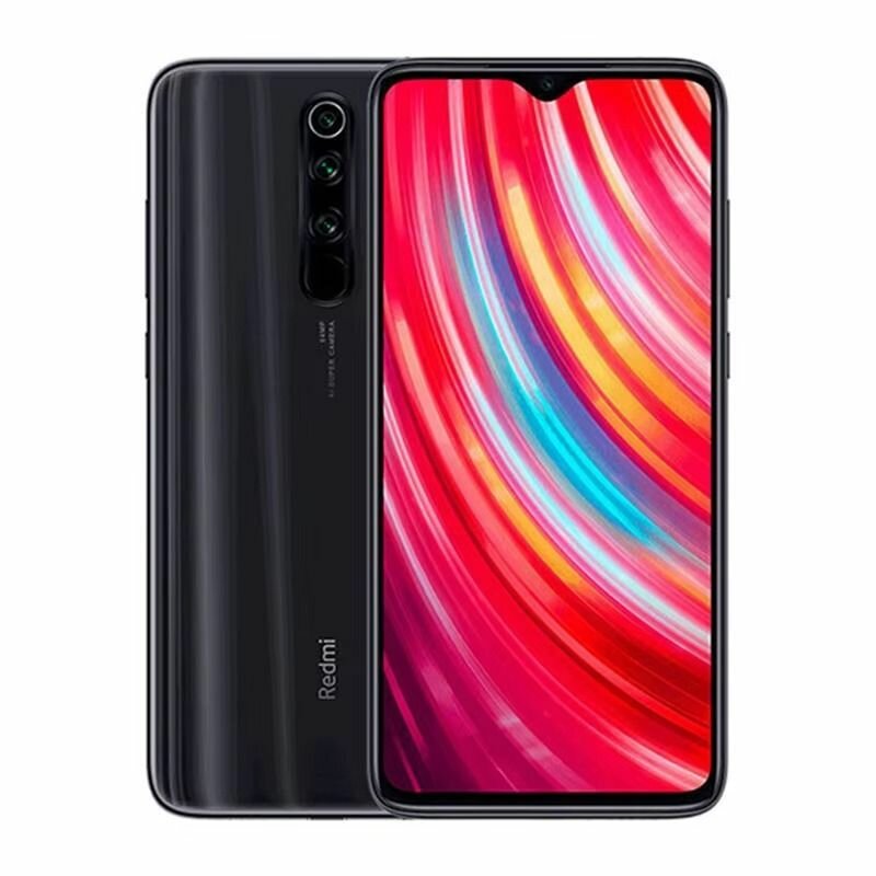 Xiaomi Смартфон Redmi Note 8 Pro Оригинальный Глобальная версия 6GB 64GBдвойной SIM-карты 4G NFC мобильные телефоны 4500mAh Android 6/64 ГБ, Nano-SIM, черный матовый