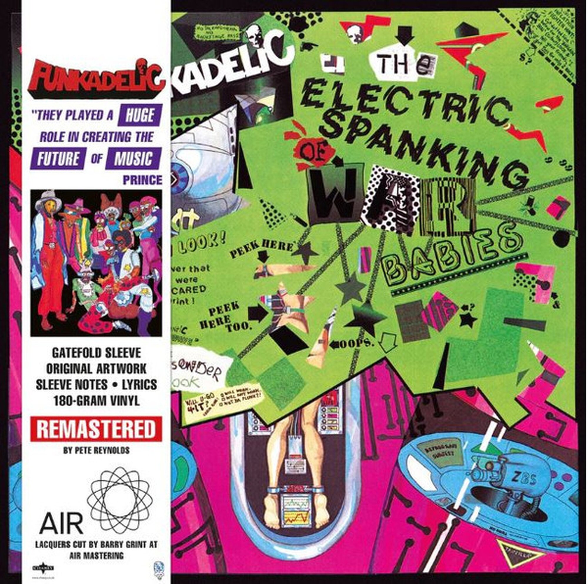 FUNKADELIC - The Electric Spanking Of War Babies, (LP, 180 Gram Black Vinyl) Виниловая Пластинка