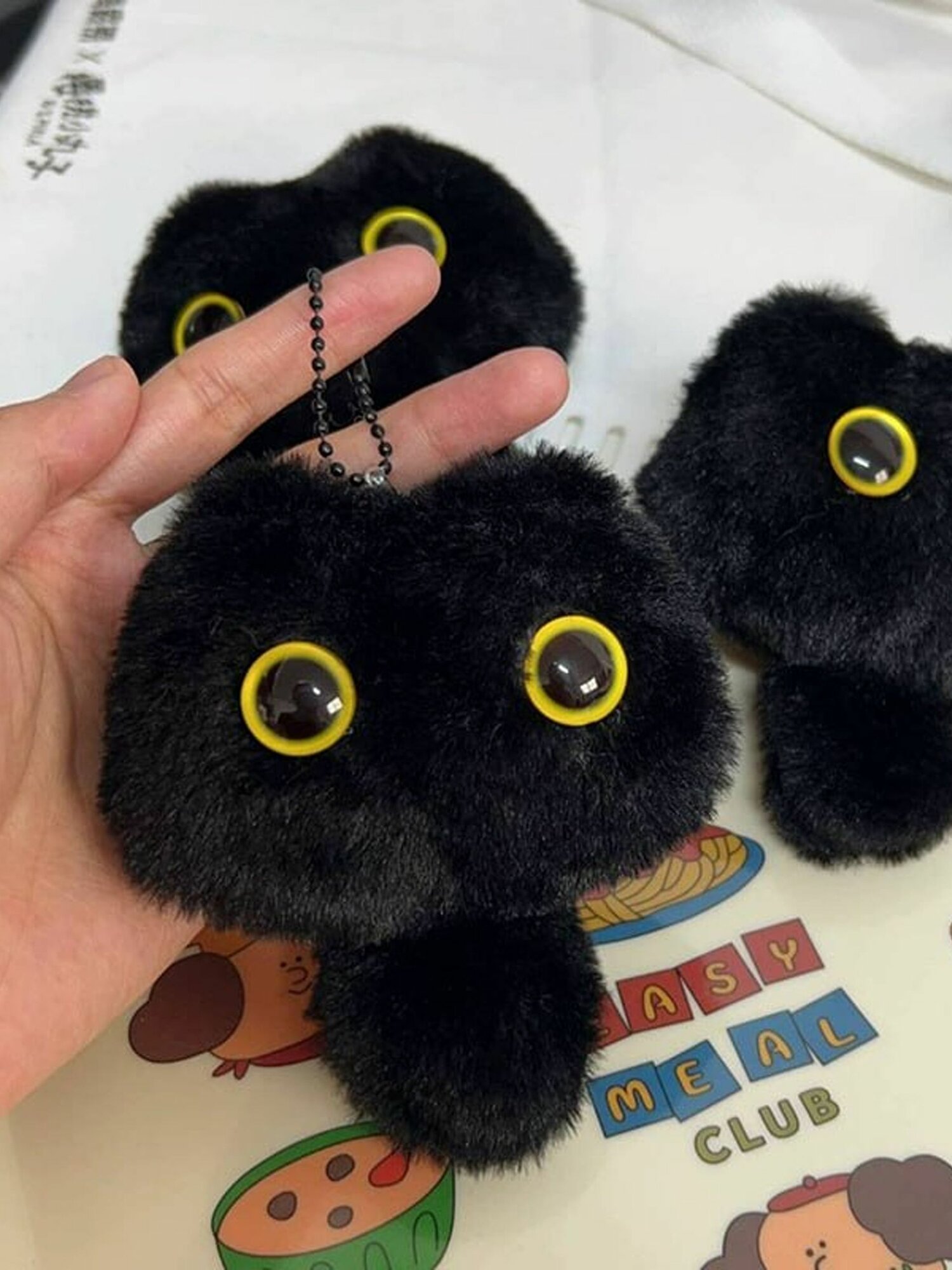 Брелок Plush Story, черный — фото 1