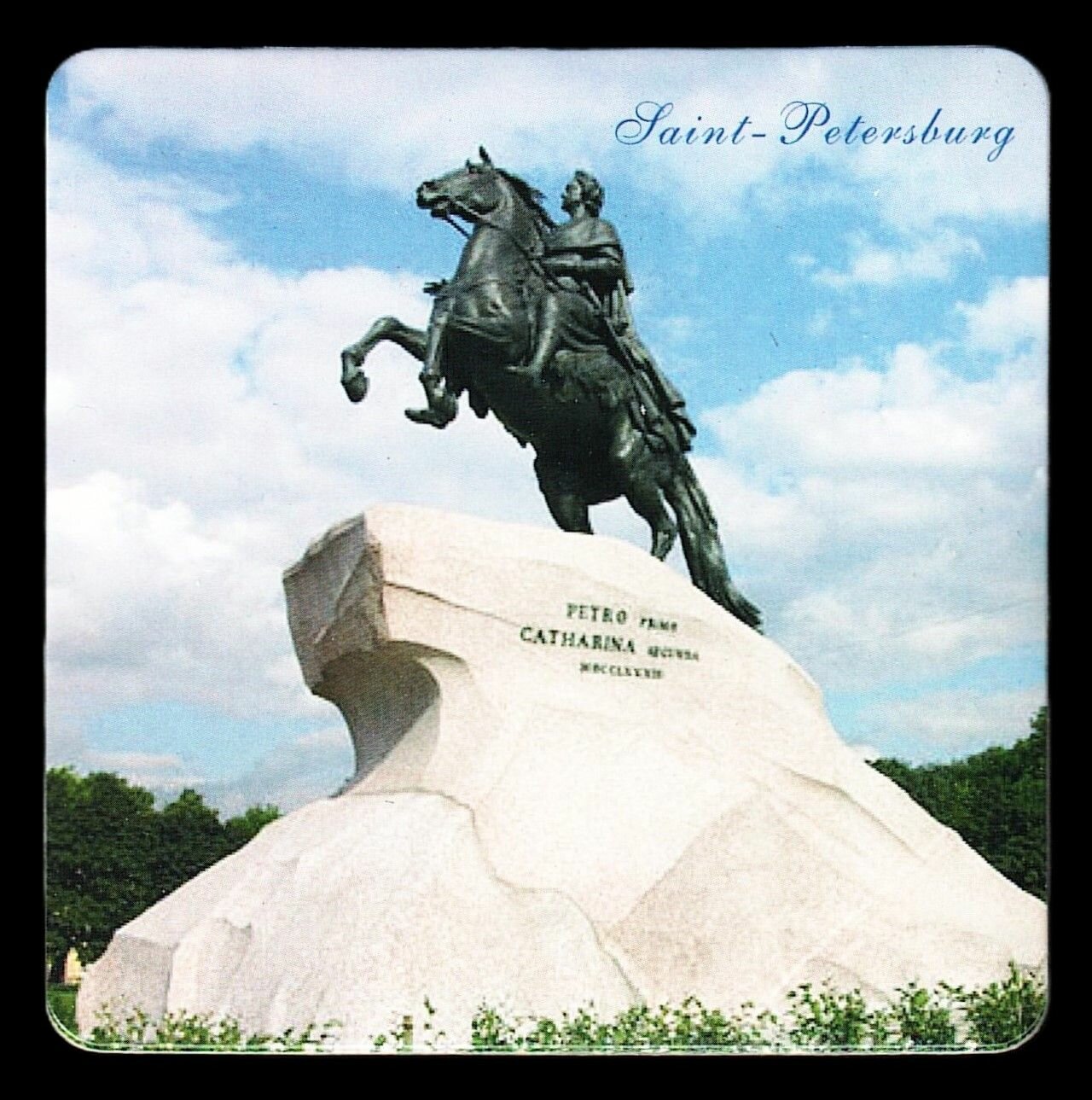 Бирдекель (костер) Saint-Petersburg (подставка под пивной бокал)