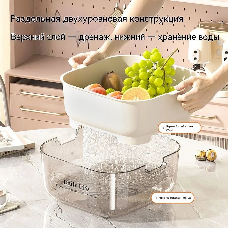 Дуршлаг, диаметр 22 см