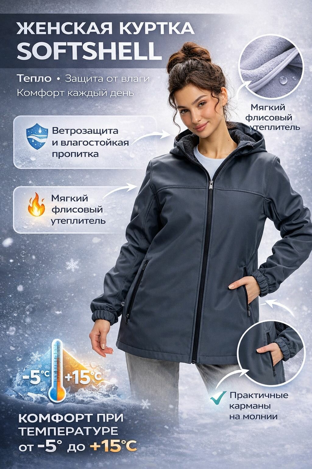 Куртка спортивная Базовая коллекция