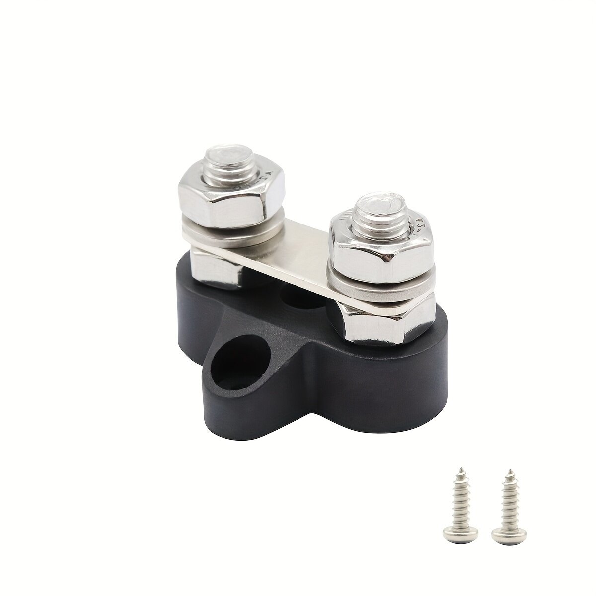 Клеммные шпильки M8 черные двойные (Dual Stud) для аккумулятора, шина заземления и питания, распределительный блок клемм