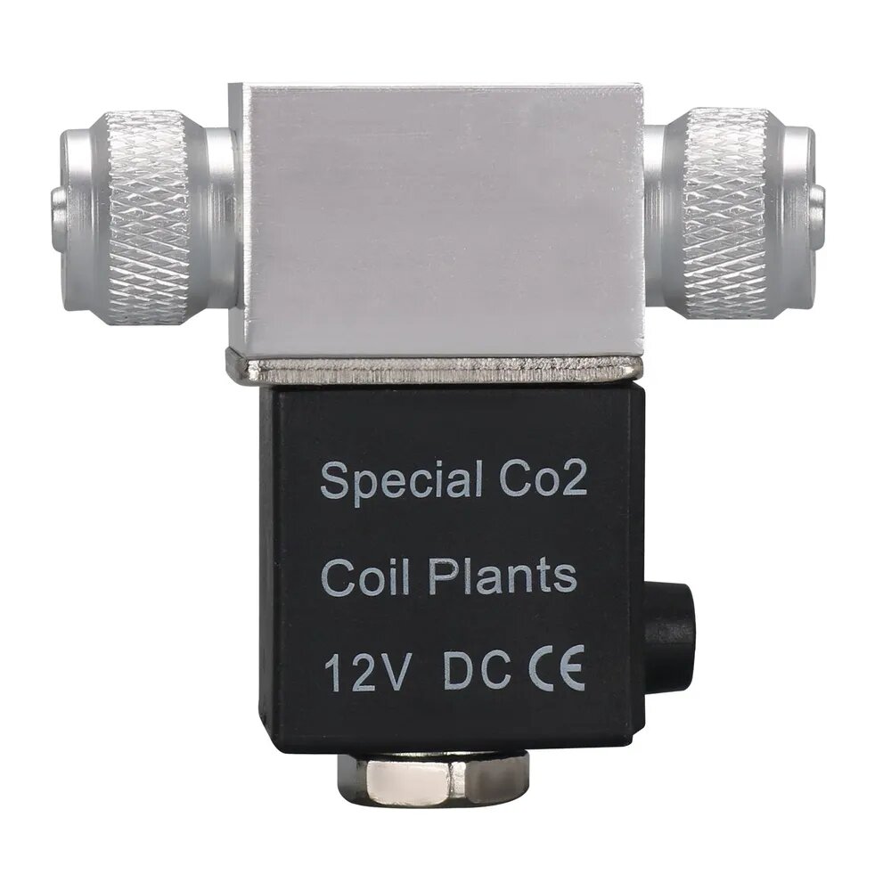 DC 12V соленоидный клапан для аквариумной системы CO2 с двойной головой