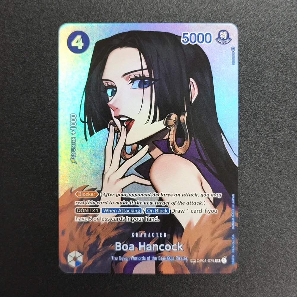 Boa Hancock ONE PIECE Card Op02-004, Цвет: Dark Khaki