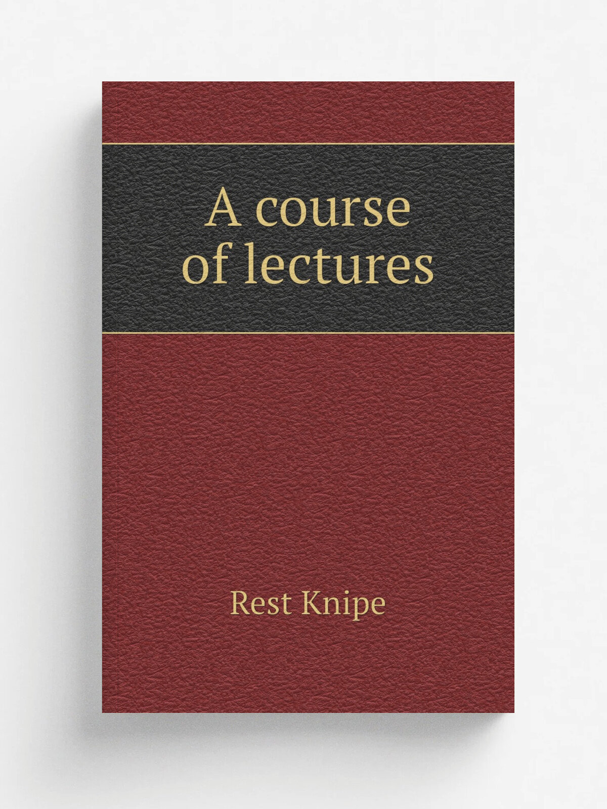 A course of lectures