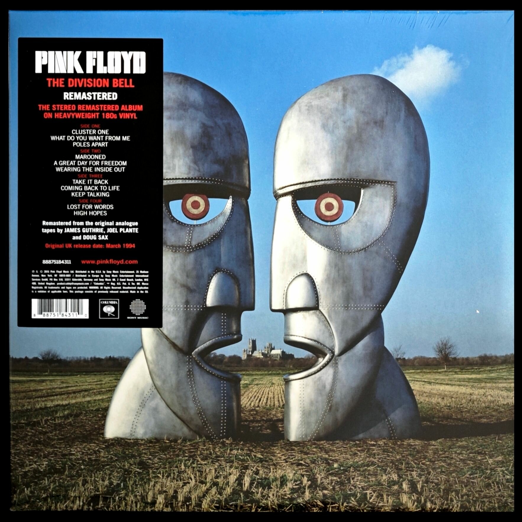 Виниловая пластинка Pink Floyd - The Division Bell (2LP, 2025, Columbia)