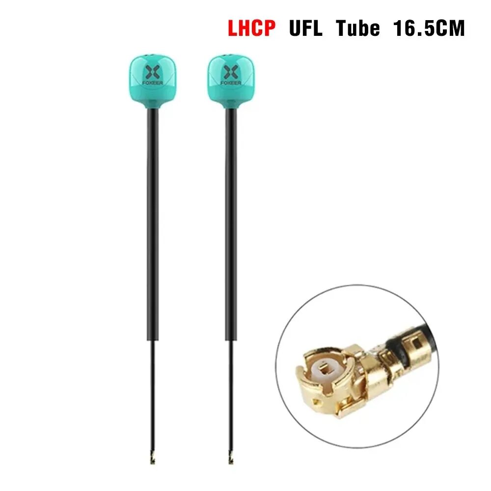 Антенна FOXEER Lollipop_4+ 2 шт. 5.8 ГГц 2.6 дБи Omni Mini RHCP LHCP SMA RPSMA MMCX UFL