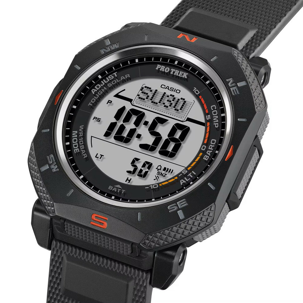 Наручные часы CASIO Pro Trek, черный/серый — фото 1