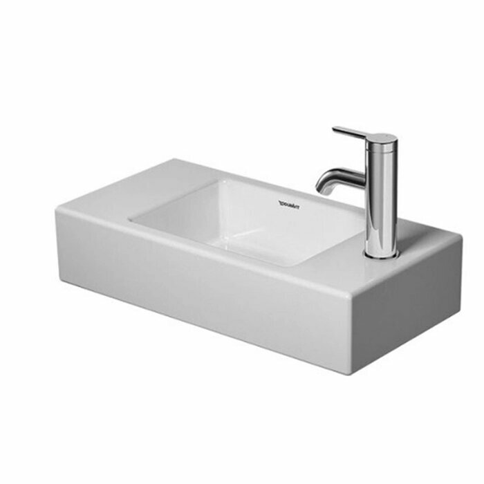Раковина Duravit Vero Air 0724500008 50х25см, накладная, 1 отв, Dx, без перелива, цвет белый