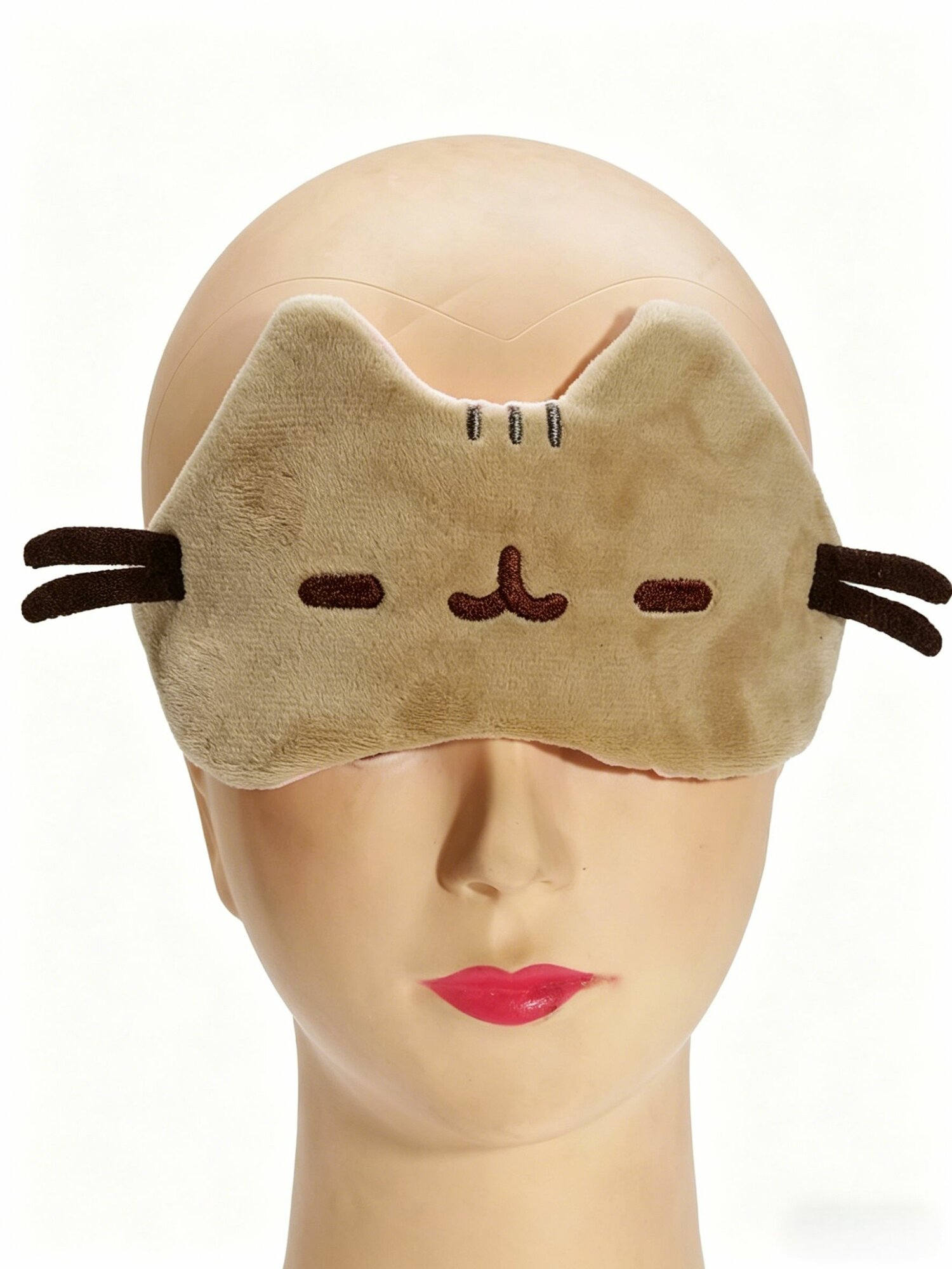 Маска для сна/Pusheen/Мягкая маска/Плюш/Подарок/18*9CM плюшевая подарочная маска 18x9 см