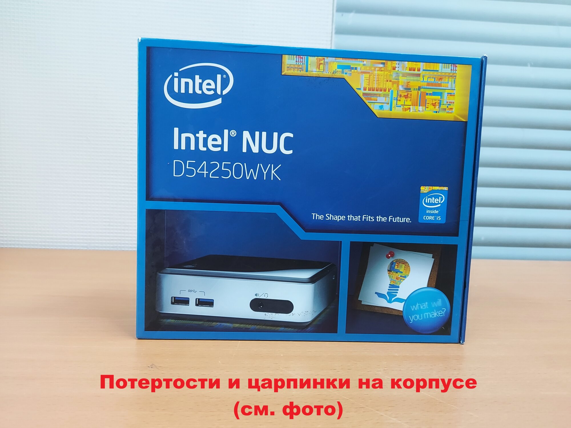 Компьютер Intel NUC D54250WYK ; Intel Core i5 4250U/ Intel HD Graphics 500/ 16/ 120Gb