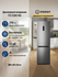 Холодильник Indesit ITS 5180 NG, 326 литров, двухкамерный, темно-серый
