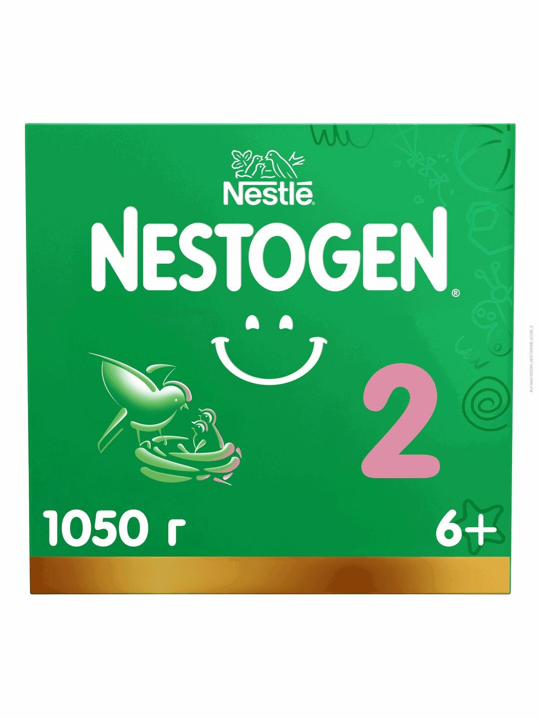 Детская смесь Nestogen 2, с 6 месяцев, 1050 г вторая ступень с полугода
