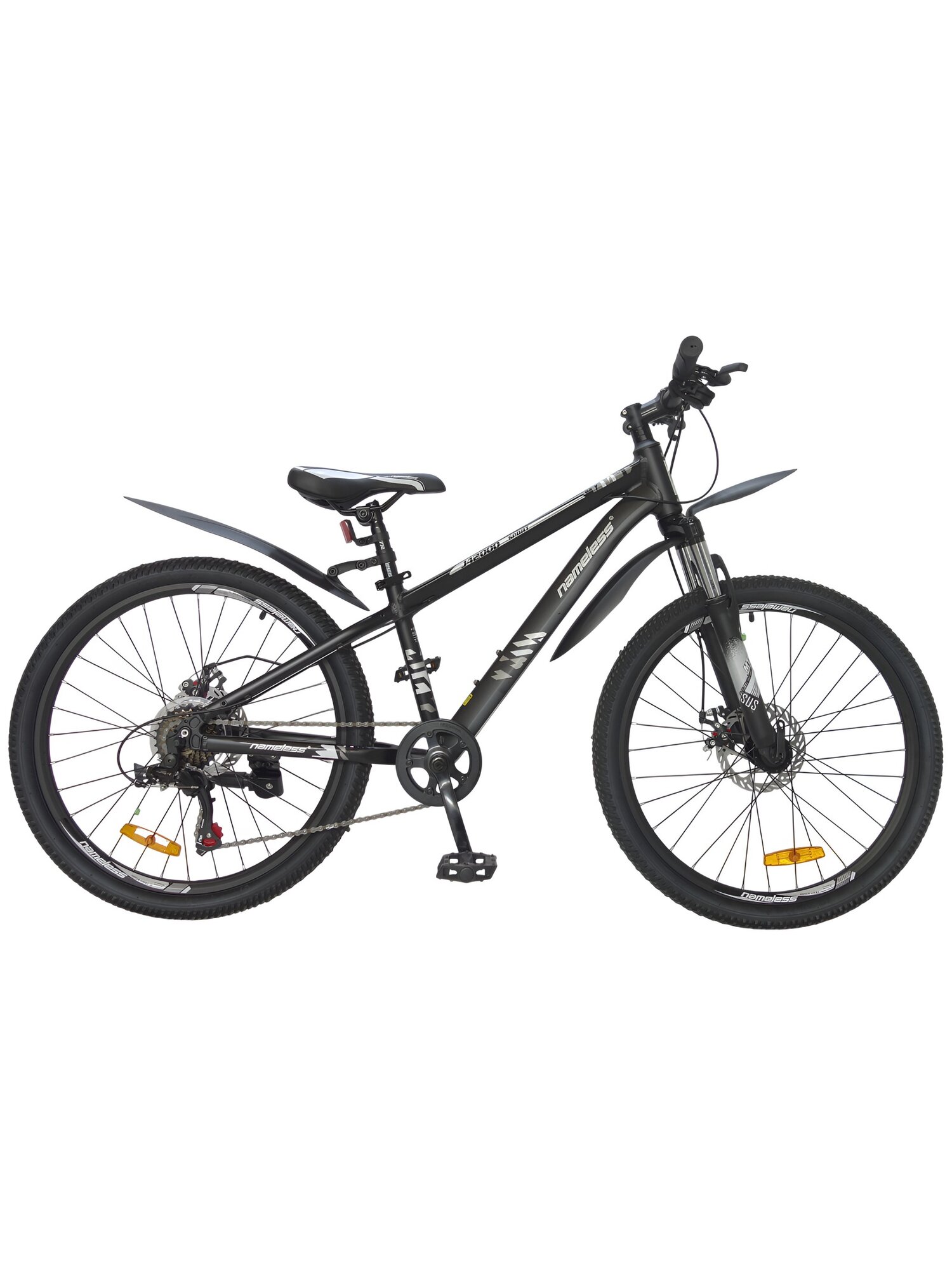 Велосипед 24" Nameless J4200D, Черный/Серебристый 10882544
