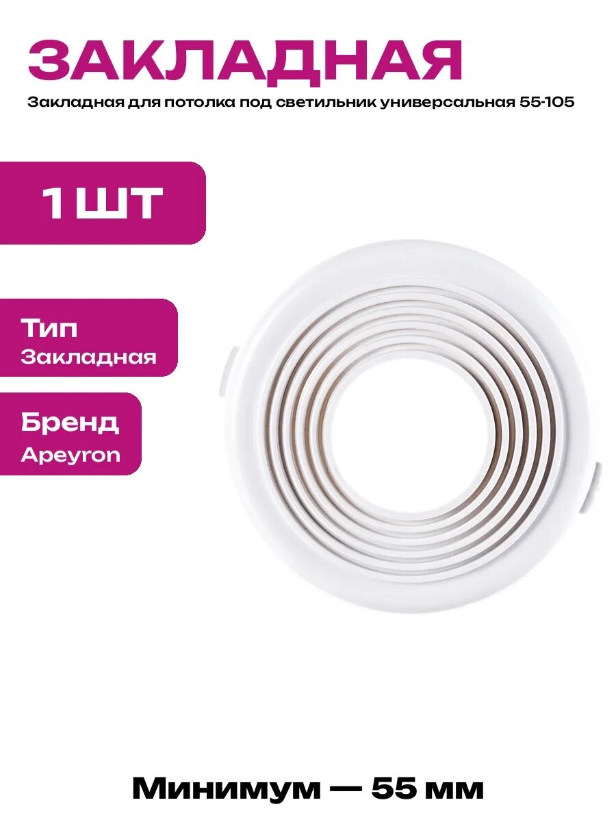 Универсальная платформа для монтажа точечных светильников