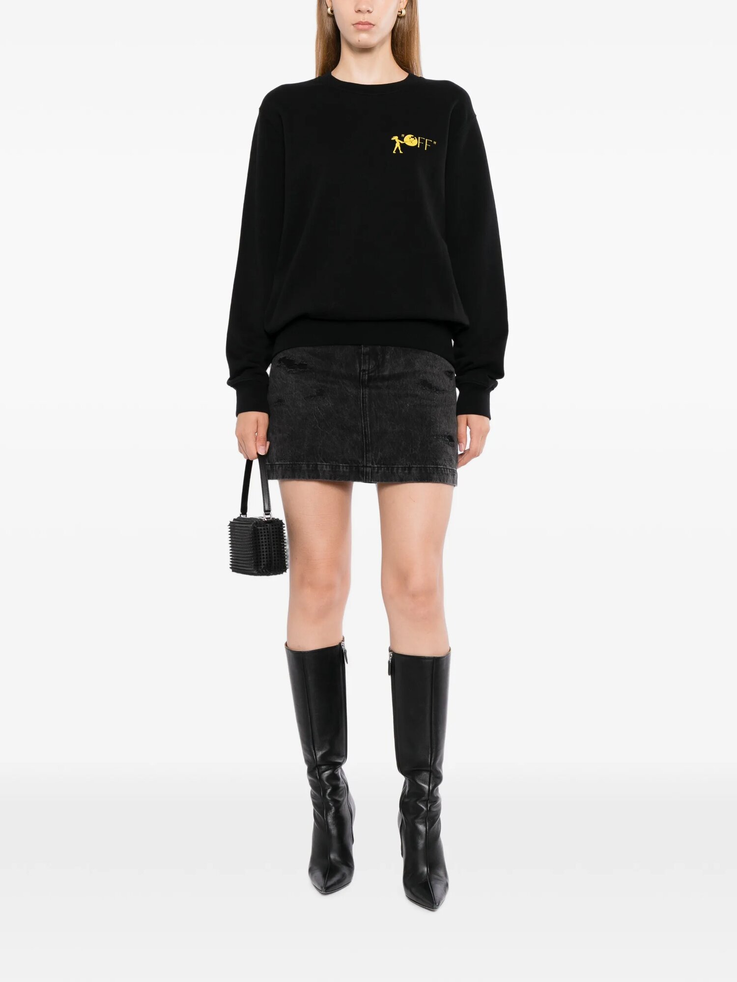 Толстовка Off-White Logo-print sweatshirt, размер 34 — фото 1