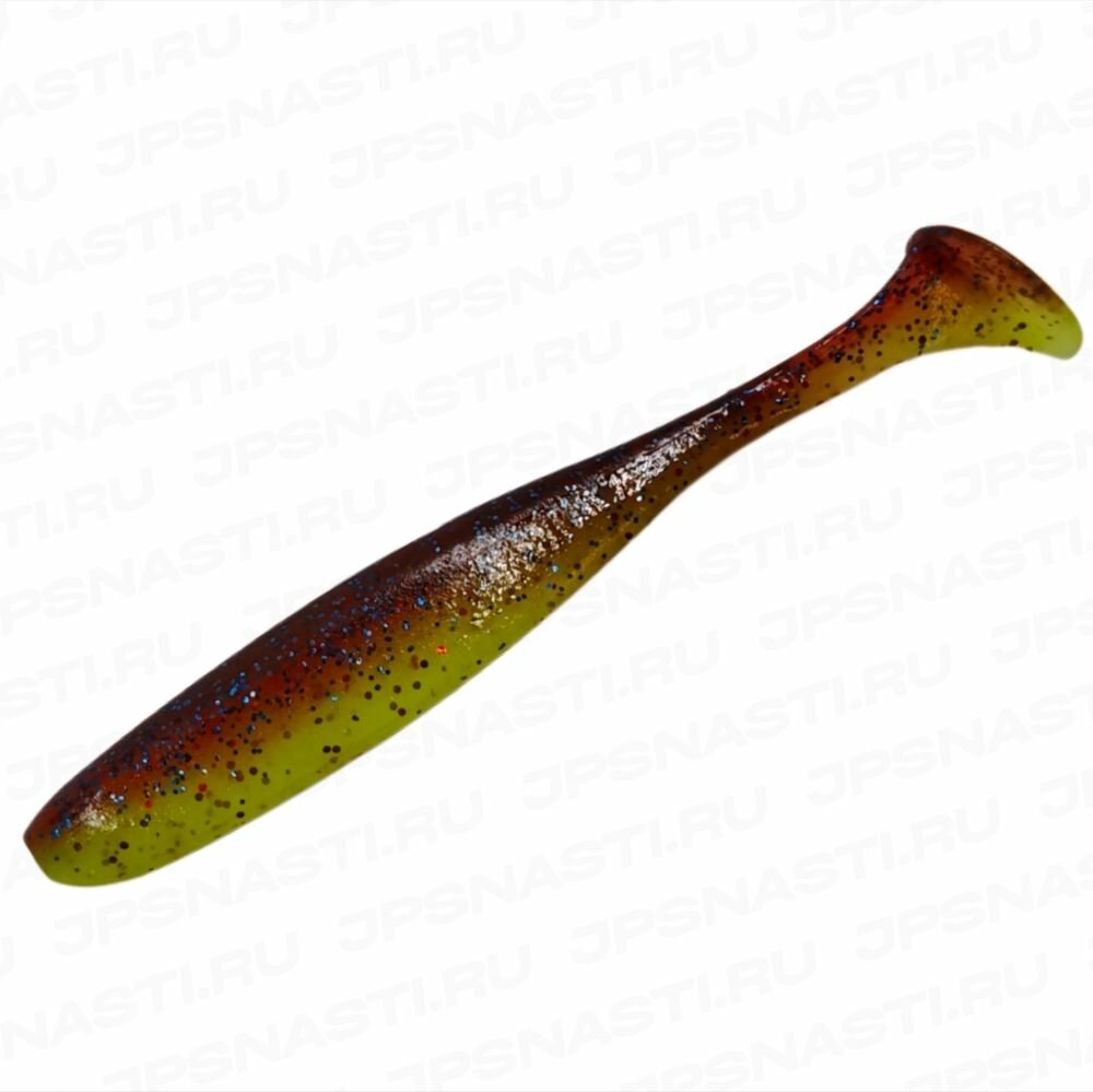 Силиконовые приманки для рыбалки Keitech Easy Shiner, 4.5 inch, EA#15 Grape Chart Red FLK / Японские приманки Кейтеч