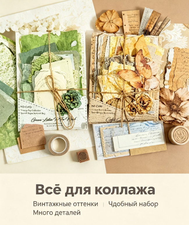 Декоративные наклейки в стиле ретро-коллажа Дневник ручной работы Набор материалов для украшения своими руками