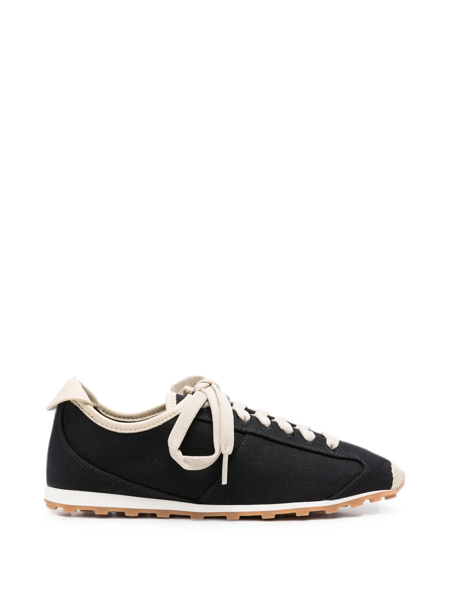 Кроссовки Lace-up canvas sneakers