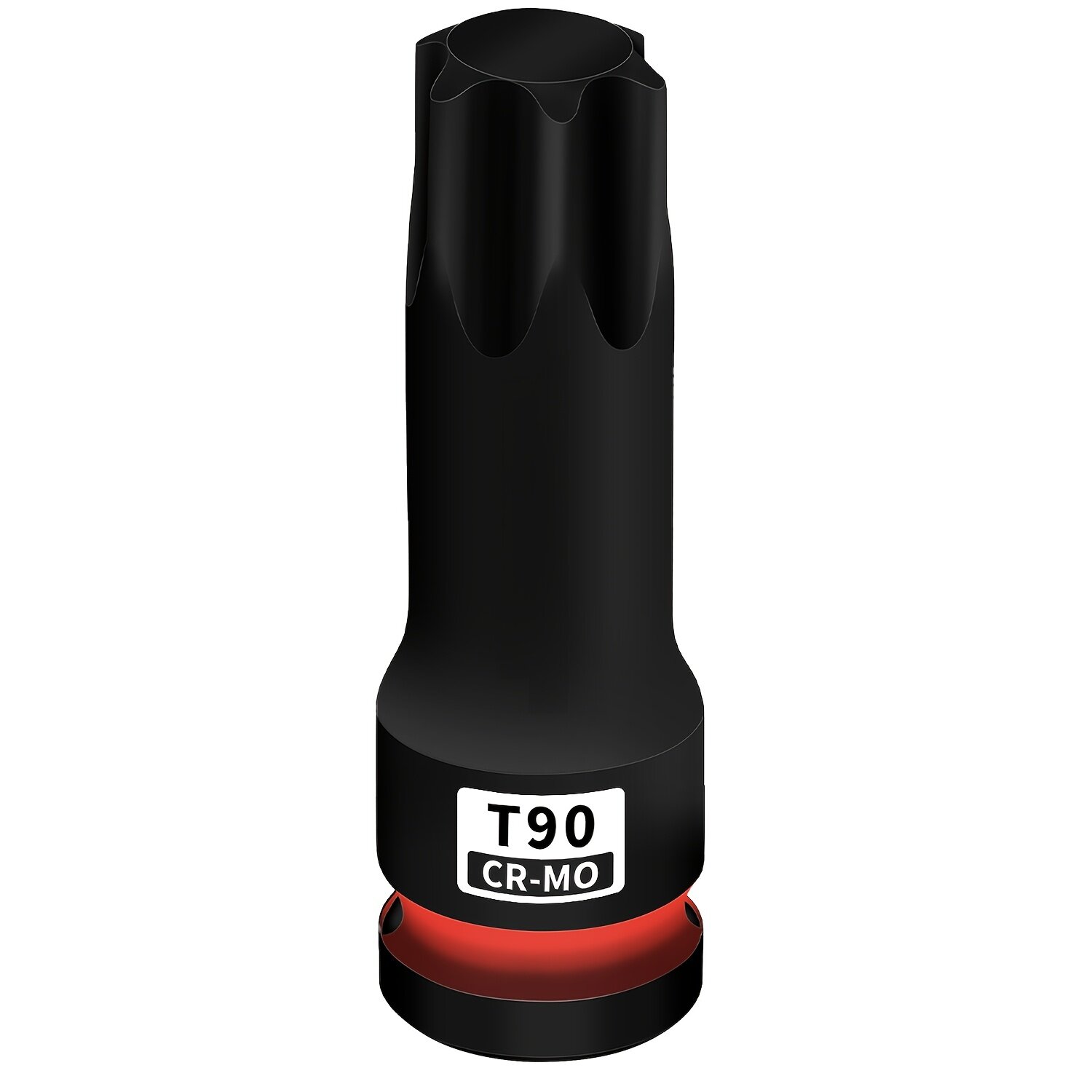 Набор торкс-бит T90, 1/2" ударная торцевая головка Torx Star, 6-гранная, 3 дюйма, Cr-Mo сталь, для электрических трещоток
