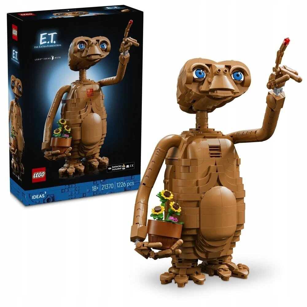 Конструктор LEGO IDEAS - ET: Инопланетянин, 1226 эл. -Лего 21370
