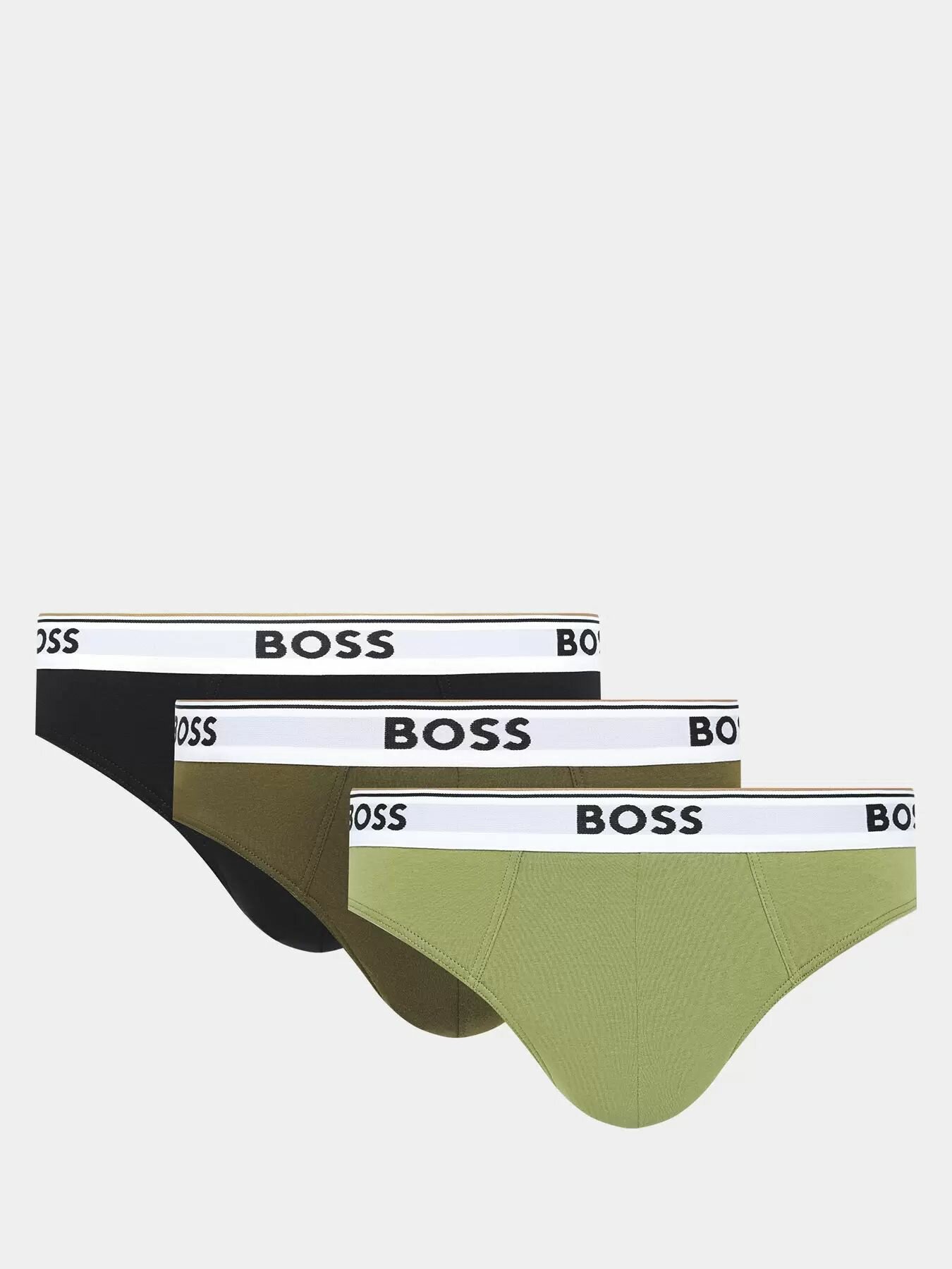 Трусы BOSS, комплект из 3 шт., размер S, мультиколор