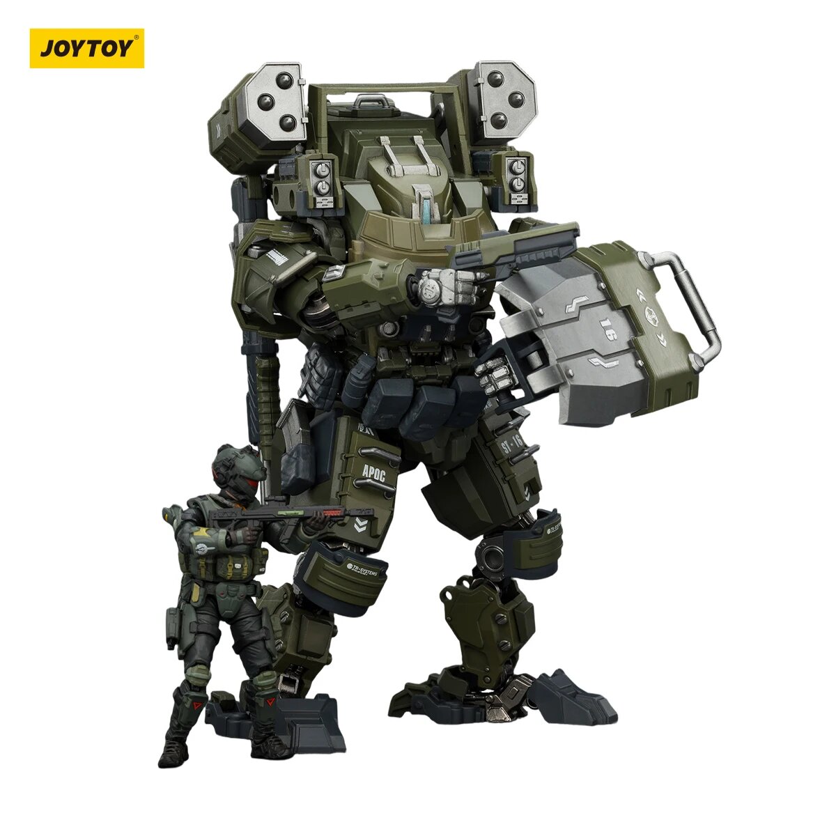 JOYTOY Dark Source 1/25 Фигурки APOC Mech: Sky Tempest Falcon 02, Storm Surge ST8616 With driver
