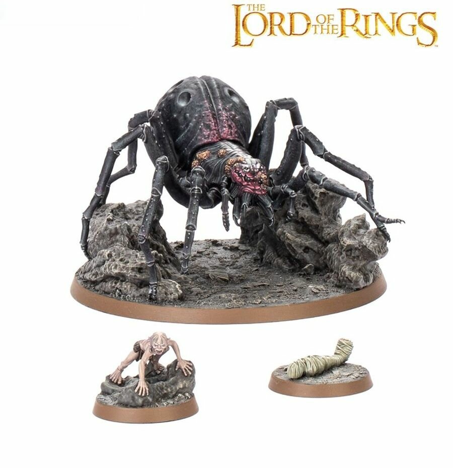 Warhammer Middle Earth Миниатюра The Path of Cirith Ungol Shelob & Gollum
