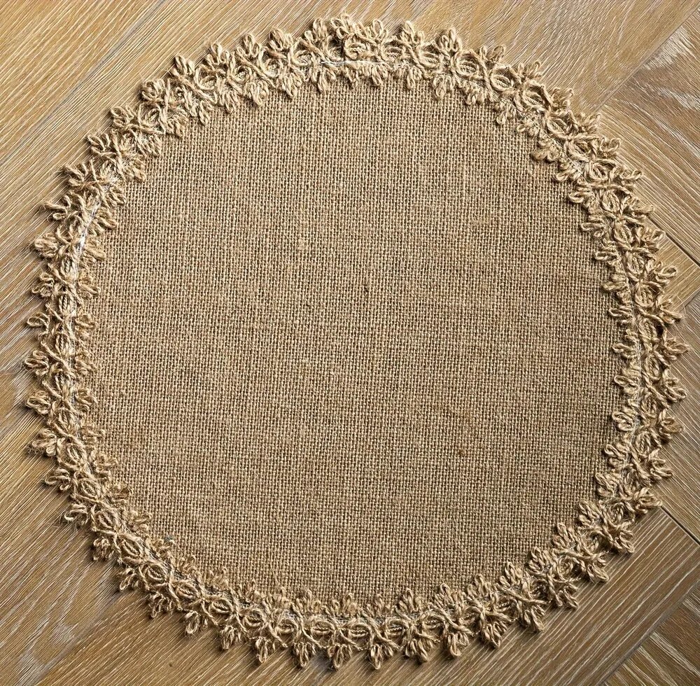 Салфетка сервировочная Джут 38x38см, 1шт.