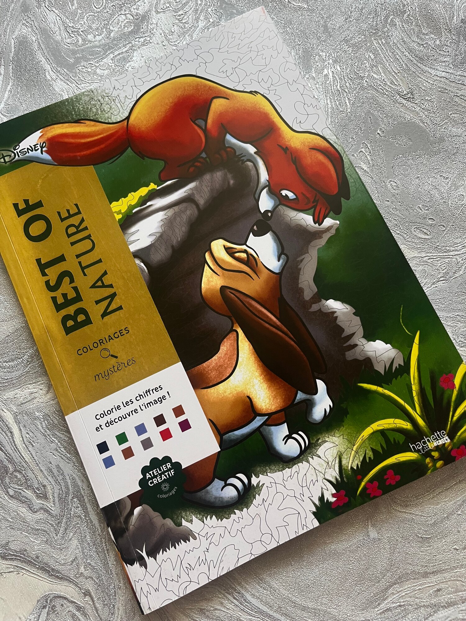 Раскраска по номерам Coloriages mysteres Disney на основе бумаги