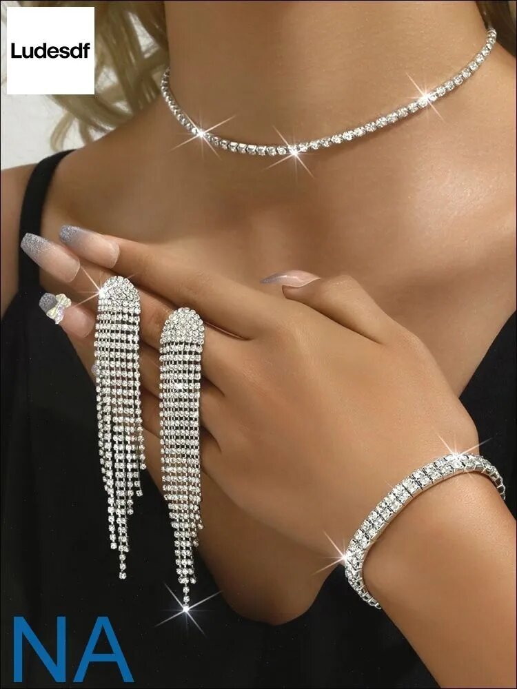 Комплект бижутерии, Swarovski Zirconia