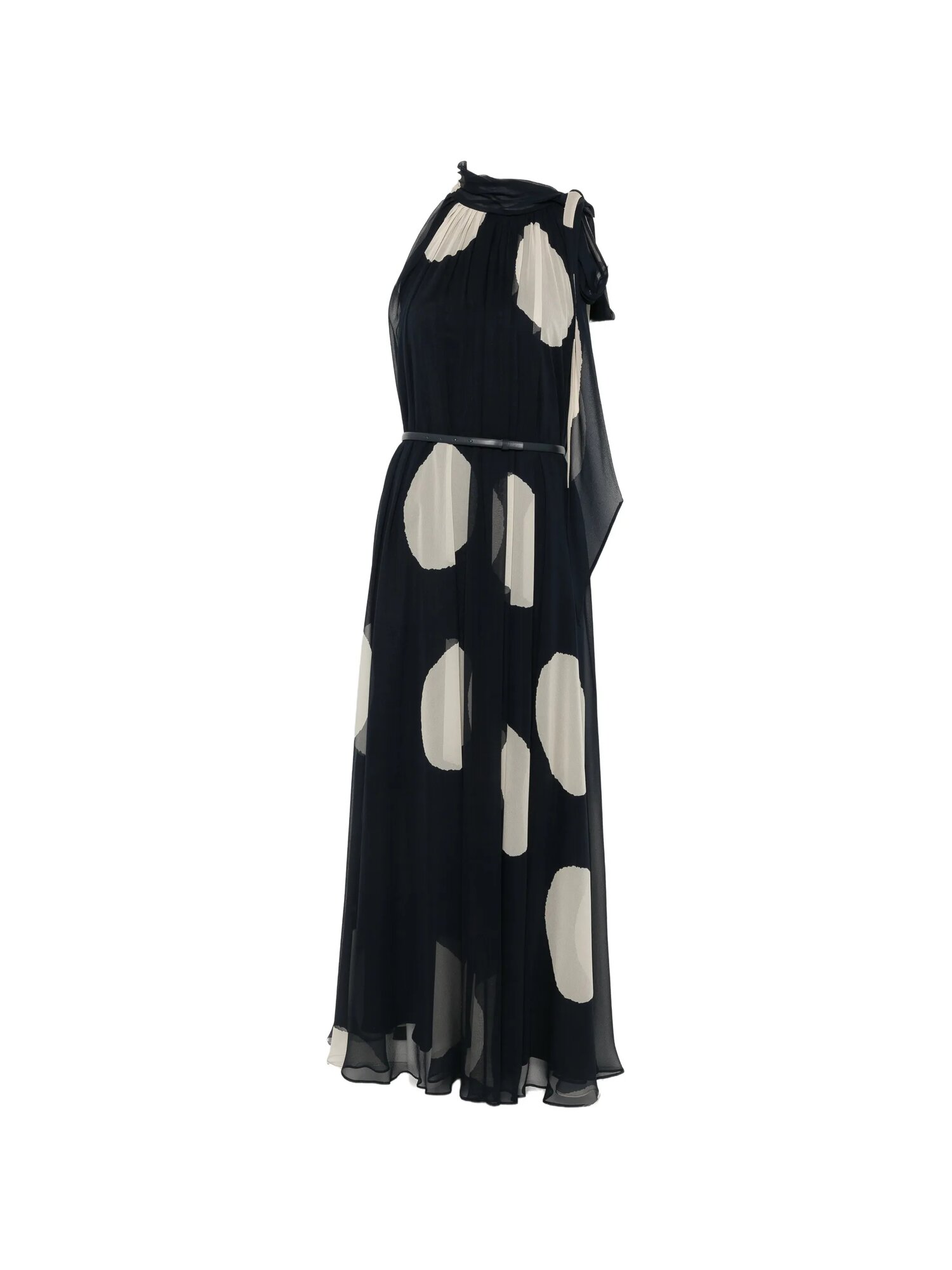 Платье Polka-dot-print pleated maxi dress